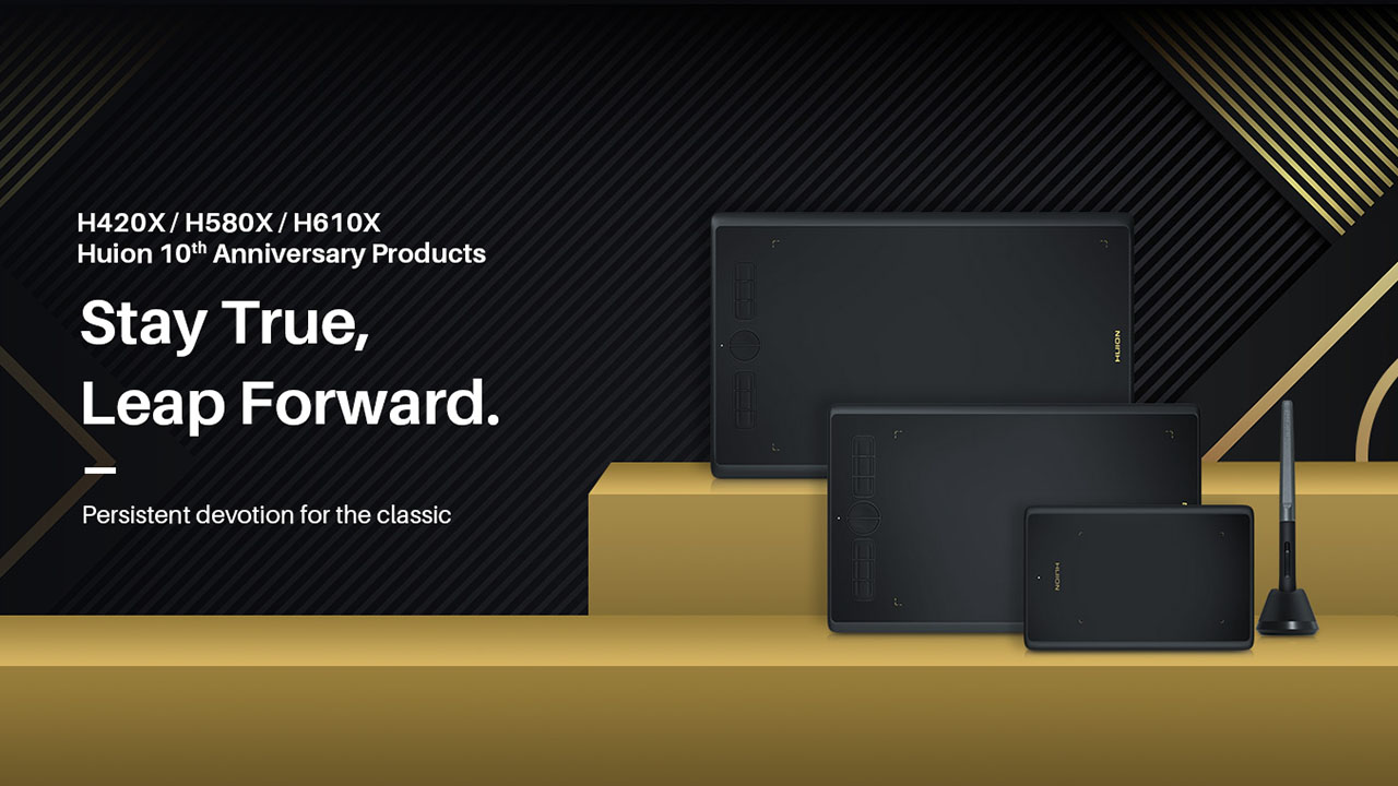 Huion Launches Inspiroy H420X, H580X, and H610X Pen Tablets - My Tablet ...